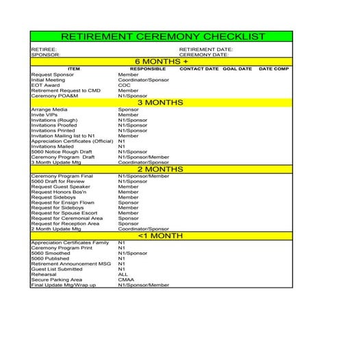 Retirement checkli | PDF
