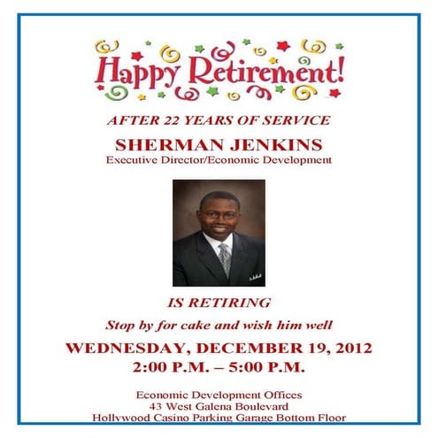 Retirement Flyer | PDF