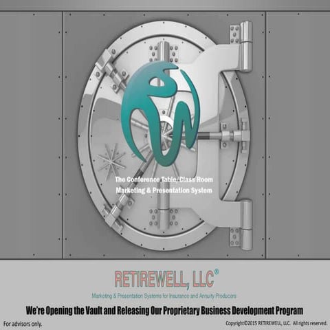 Retirewell system overview for advisors 2 | PPTX | Retirement Planning | Personal Finance