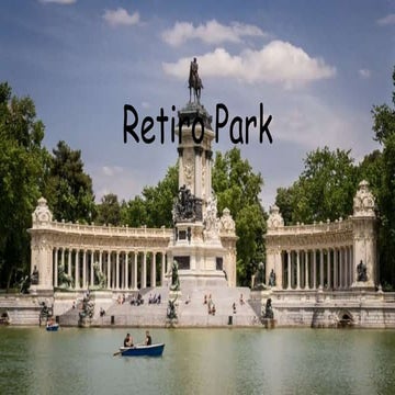 Retiro park, madrid | PPTX