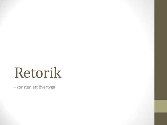 Retorik | PPTX
