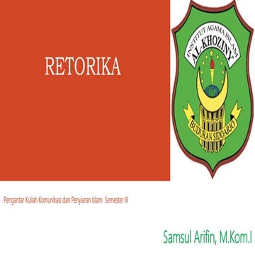 Retorika | PPTX