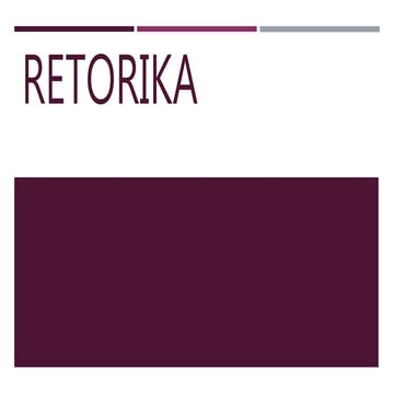 Retorika | PPTX