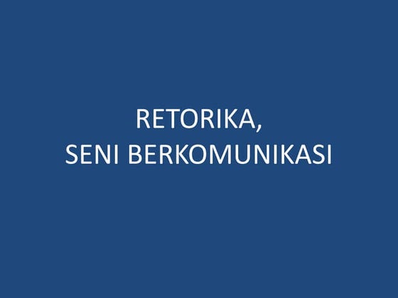 Retorika | PPT