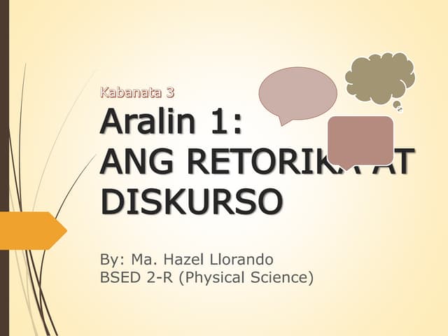 Pagkakaiba ng pasalita at pasulat na diskurso | PPTX