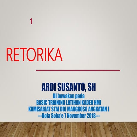 Retorika | PPTX