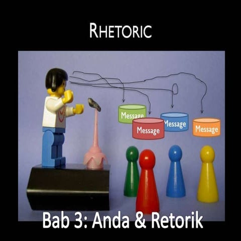 Retorik (bahagian i) | PPTX
