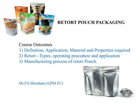 RETORT PROCESSING BY Dr.P.RAJKUMAR-HOD (F&PE) | PPTX