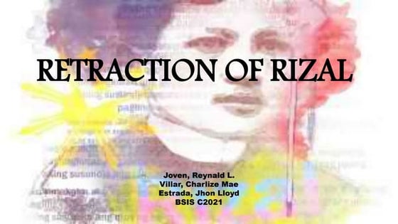 RETRACTION OF RIZAL.pptx