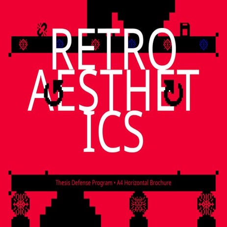 Retro Aesthetics Thesis Defense Program Brochure by Slidesgo.pptx