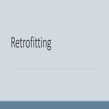 Retrofitting Pptx Civil Engineering Industry Industries