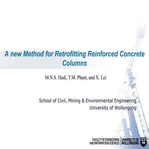 Retrofitting Reinforced Concrete | PPT