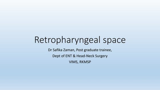 Nasopharyngeal cancer | PPTX