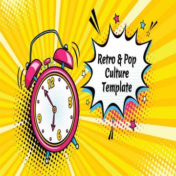 Retro Pop Culture Template | PPT