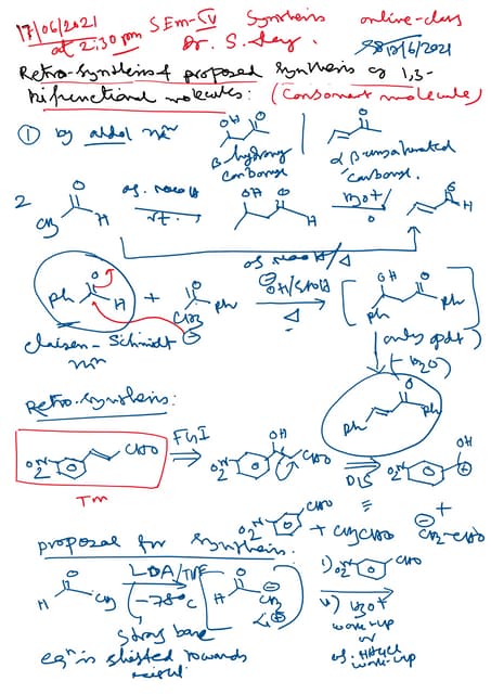 Questions from Retro-Synthesis and Synthesis.pdf