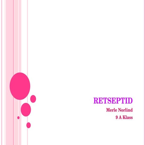 Retseptid | PPT