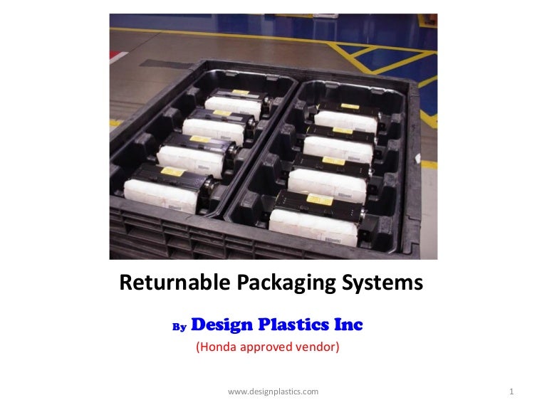 Returnable Packaging Trays 1