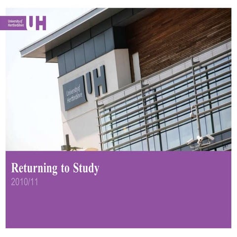 Returning To Study Oct 2009 | PPT