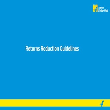 Return reduction guidelines | PDF
