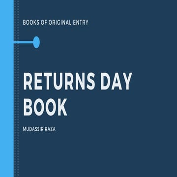 Returns Day Book | PDF