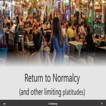 Return To Normalcy (and Other Limiting Platitudes) | PPT