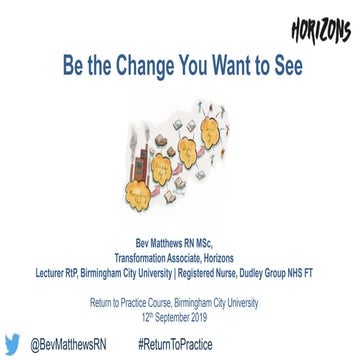 Return To Practice September 2019 Intake | PPT