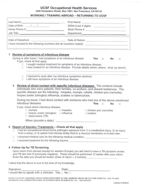 Symptom self monitoring_form | PDF