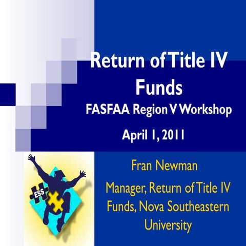 Returrn of title iv funds (1) | PPT
