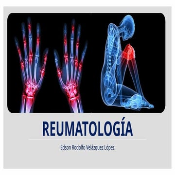 REUMATOLOGÍA trastornos reumatológicos. | PPTX