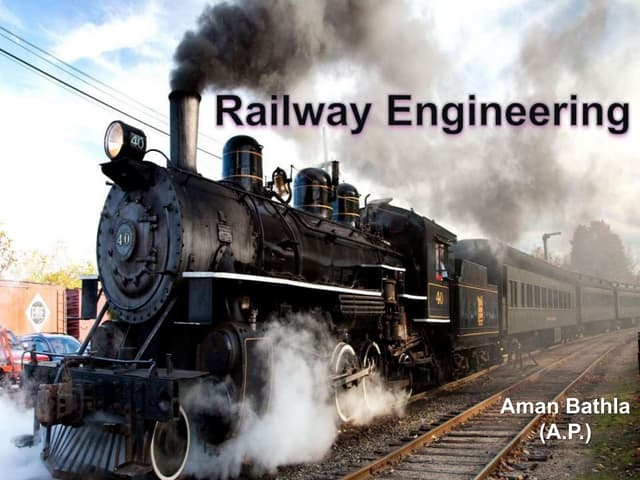 Railway points, crossings and components | PPTX