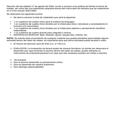 REUNION PADRES DE FAMILIA RENDICION DE CUENTAS | PPTX