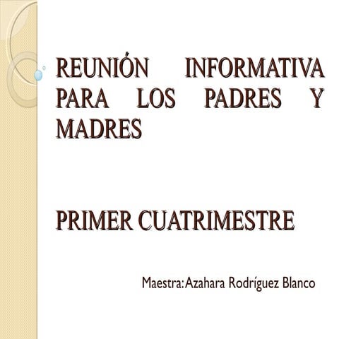 Reunion padres | PPT