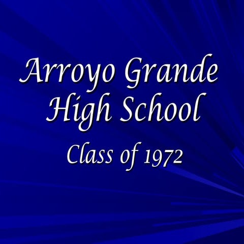 AGHS Class of 1972 Reunion Video | PPT