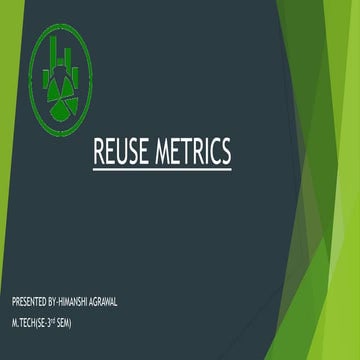 Reuse metrics | PPTX