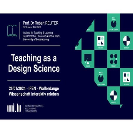 Keynote “Teaching as a design science” | PPT