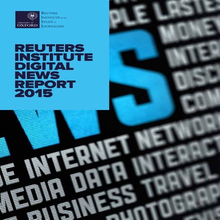 Reuters Institute Digital News Report 2015 | PDF
