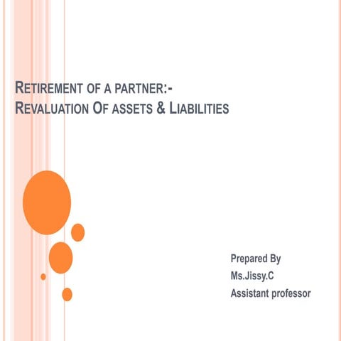 Retirement of a partner | PPTX