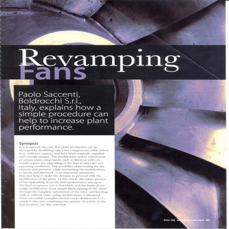 BOLDROCCHI - Revamping fans | PDF