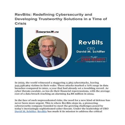 RevBits_ Redefining Cybersecurity and Developing Trustworthy Solutions in a Time of Crisis.pdf