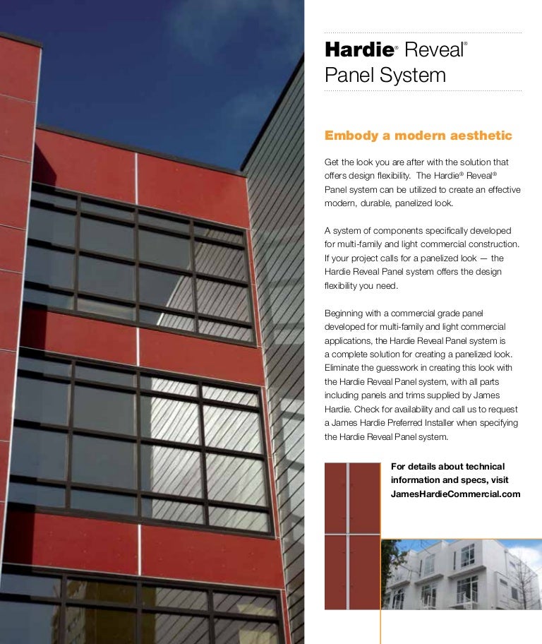 Hardie® Reveal® Panel System