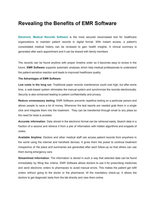 Online doctor appointment and emr system | PPTX | Operating Systems | Computer Software and ...