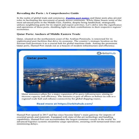 List Of Major Ports In Dubai And The United Arab Emirates.pdf