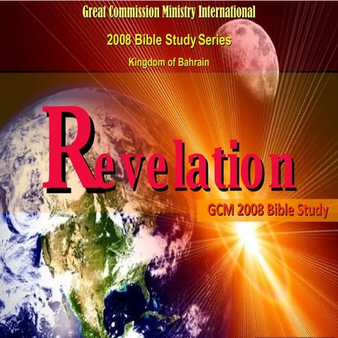 Revelation Chapter 1 3 | PPT