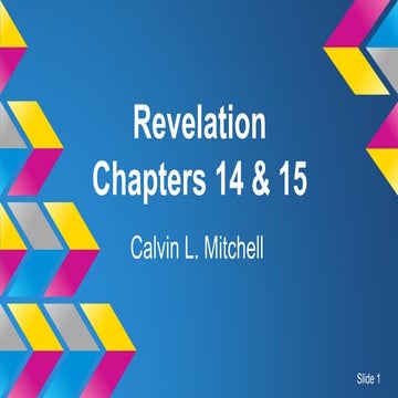 Revelation Chapters 14 & 15 | PPTX