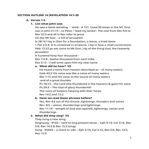 The Revelation Chapter 14 Working Copy.docx