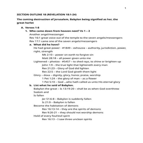 The Revelation Chapter 18 Working Copy.docx