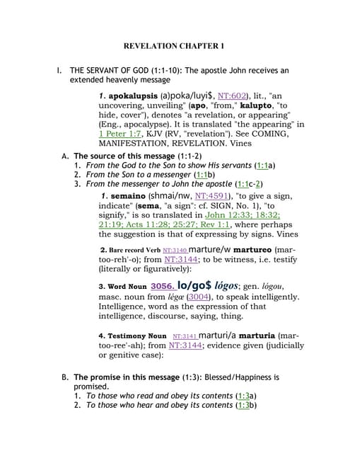 The Revelation Chapter 10 Working Copy.docx | Christianity | Religion ...