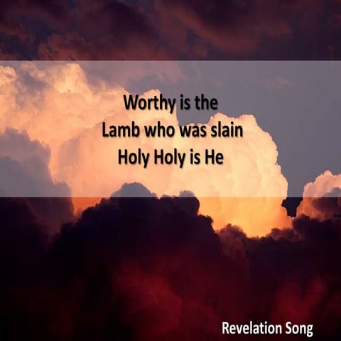 Revelation song | PPTX