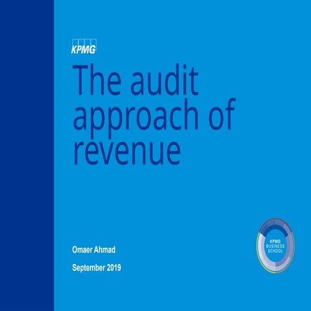 Revenue Audit Basics for an organisational audit | PPTX