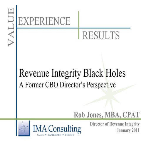 Revenue Integrity Black Holes | PPT